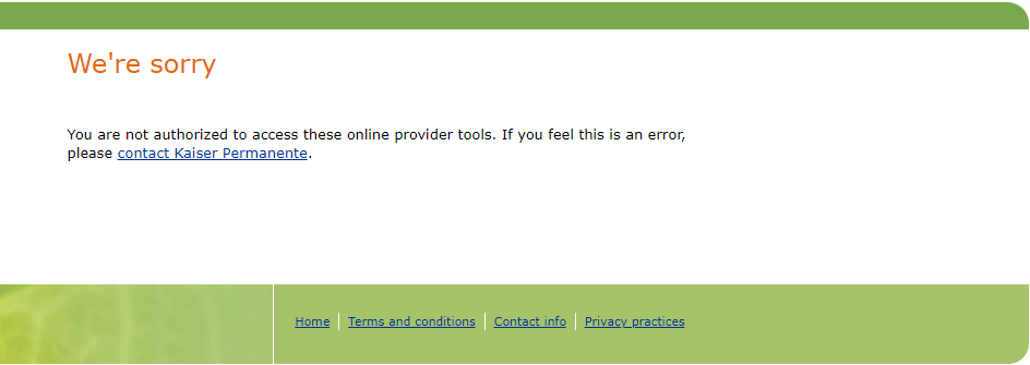 How do I troubleshoot the error message I received when trying to sign on?