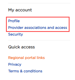 How do I update my Online Affiliate account profile?
