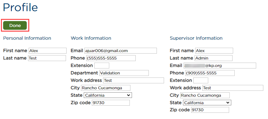 How do I update my Online Affiliate account profile?