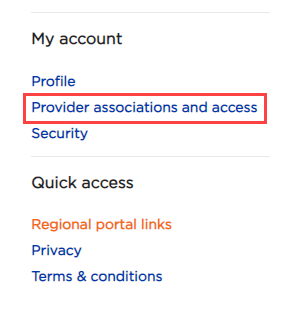 How do I verify which provider groups I have access to?