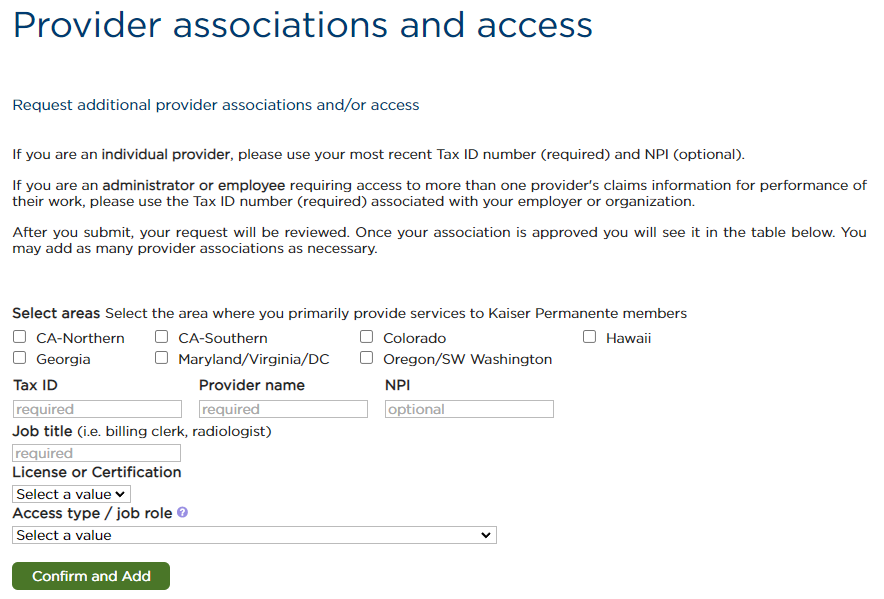 How do I verify which provider groups I have access to?